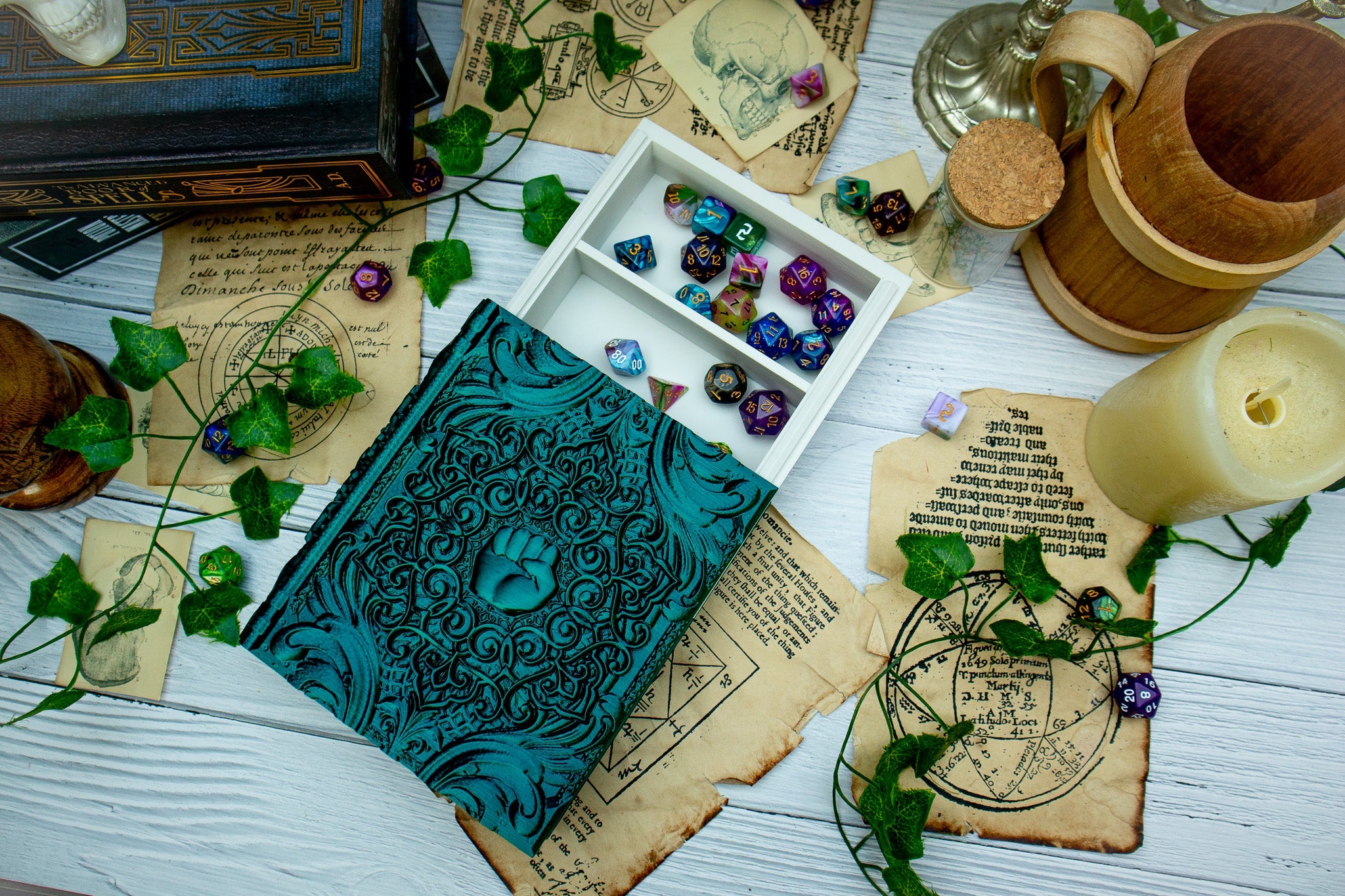 Monk's Fist Dice tome - Dice holder & Dice tray – The Flaming Feather ...