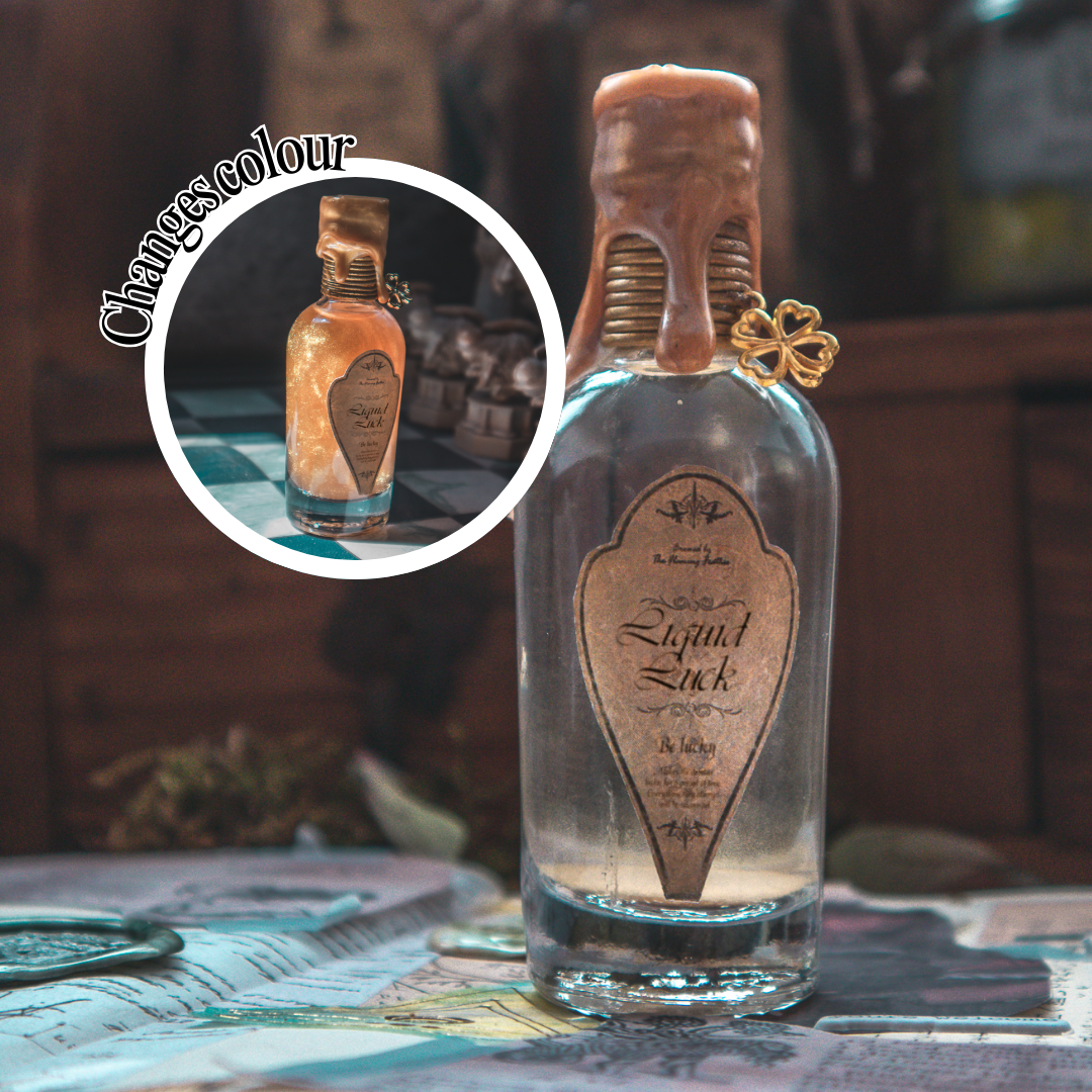 Felix felicis - liquid luck harry potter potion – The Flaming Feather ...