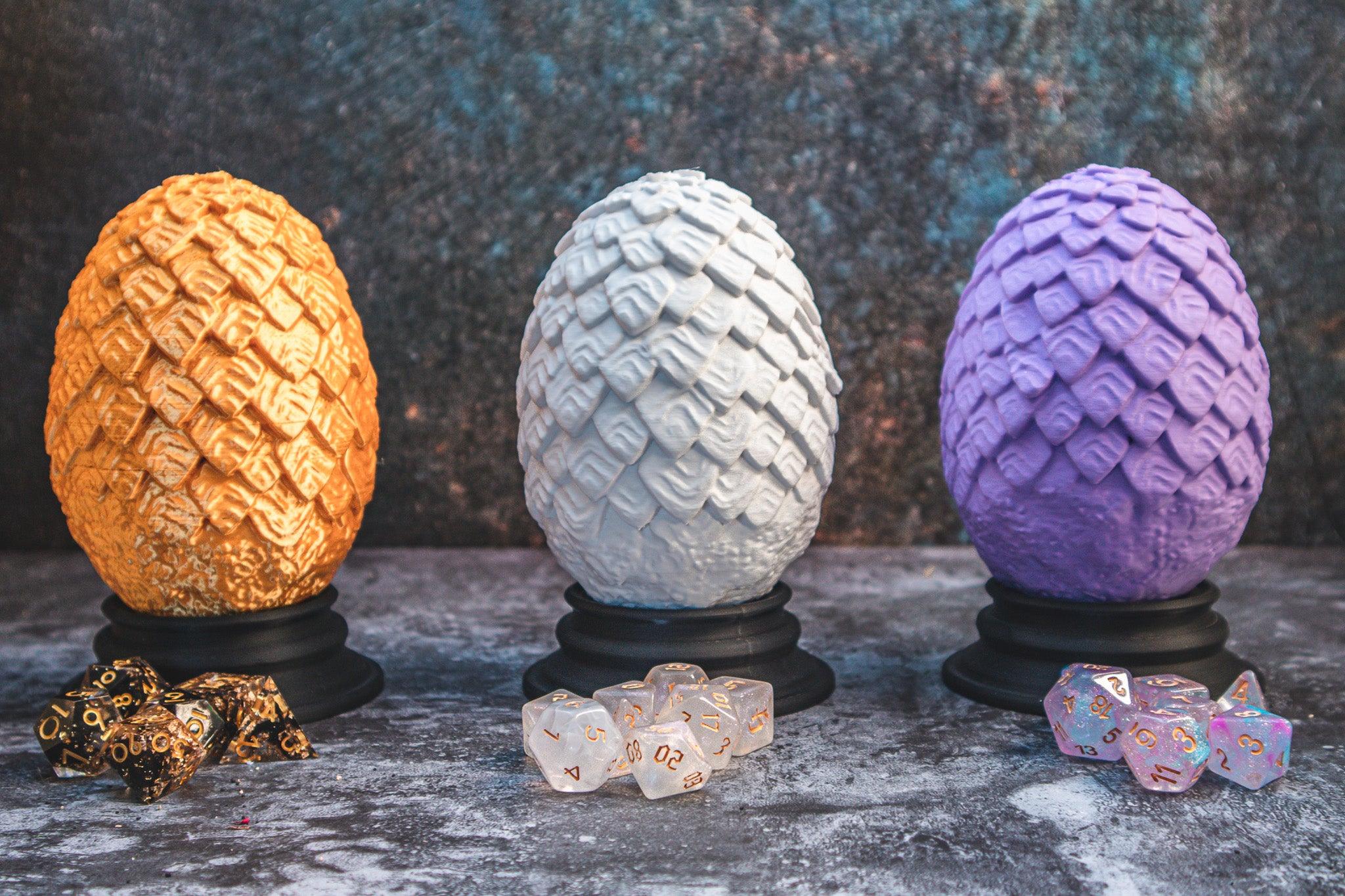 Dragon egg dice box- dnd dice holder game of thrones – The Flaming ...