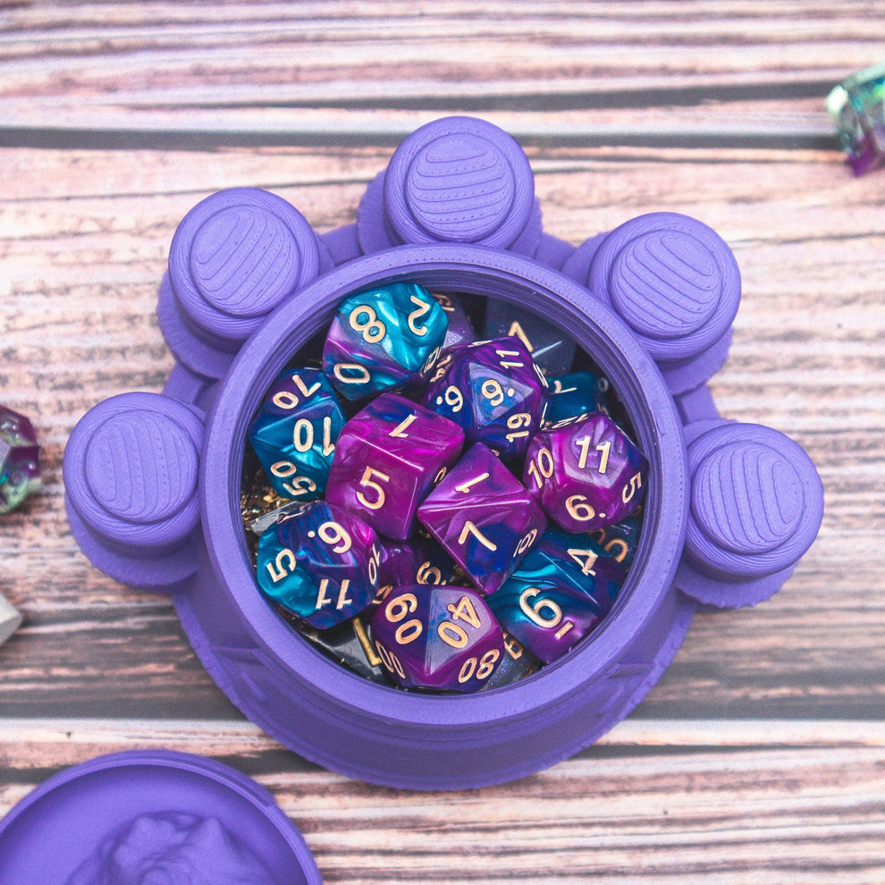 Lunar Sorcery Polyhedral dice set - Soft edge – The Flaming Feather ...