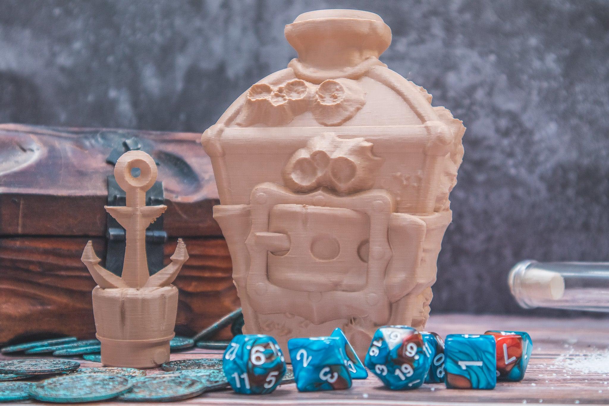 Call of the sea, dnd dice holder 3d print - ocean themed – The Flaming ...